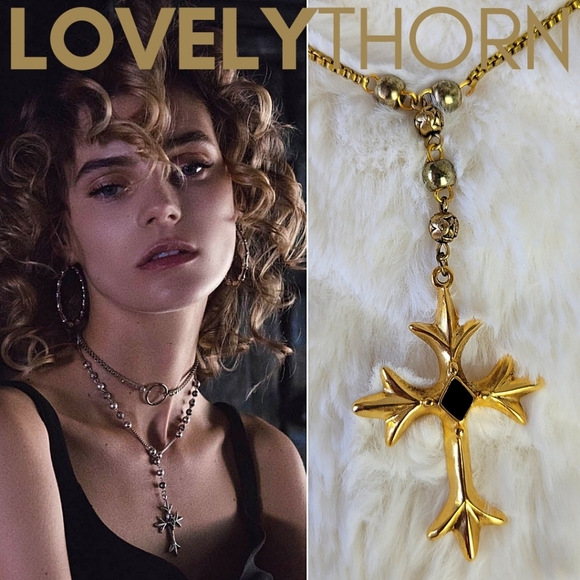 Vanessa Mooney | Jewelry | Vanessa Mooney Ltd Ed Gold Cross Rosary Bead ...